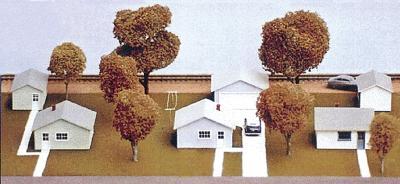 Great-West The Neighborhood Assort - HO-Scale #1111