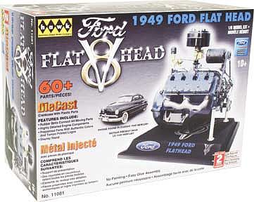 Hawk-Models 1948 Ford Flat Head V-8 Engine (Painted Parts) Diecast ...