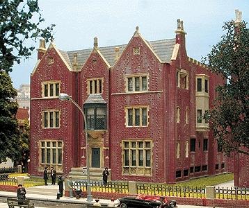 Heljan Synagogue 9-13/16 x 10-13/16 x 7-5/8'' 24.5 x 27 x 19cm - HO ...