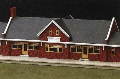 Heljan Railway Station 12-3/8 x 4 x 2-5/8'' 31 x 10 x 6.5cm - N-Scale #639