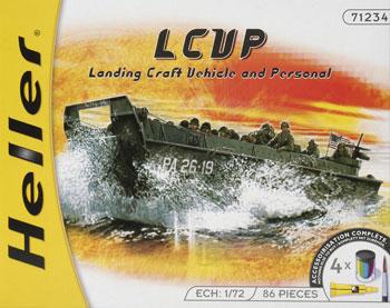 Heller LCVP Landing Craft Vehicle & 3 Crew