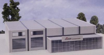 Herpa Buildings Warehouse/Office Building (Office w/2 Garages) - HO ...