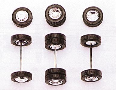Herpa 2-Part Wheels HO Scale Model Railroad Vehicle Accessory #51033