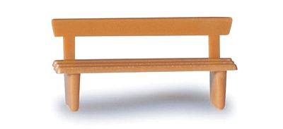 Herpa Park Benches (18) HO Scale Model Railroad Building Accessory #53471