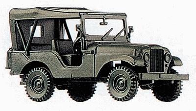 Herpa US & Allies M38A1 1/4 Ton General Purpose Jeep HO Scale Model ...