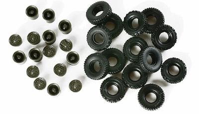 Herpa US/NATO - Accessories - ''Rubber'' Tires & Wheels