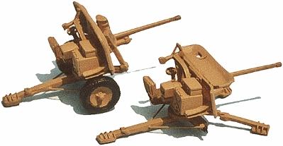 Heiser British 2lb 40mm ATG 2/ - HO-Scale (2) #2331