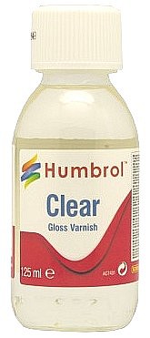 Humbrol 125ml. Bottle Clear Gloss Varnish #1169