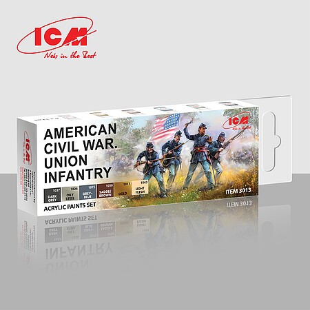 ICM ICM Acrylic Paint Set for American Civil War