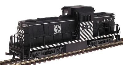 Intl-Hobby-Corp Diesel Alco C-415 Powered Santa Fe (''Zebra Stripes ...