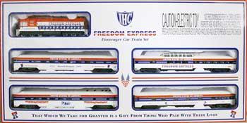 Intl-Hobby-Corp Train Set Freedom Express w/ Ronald Reagan ...