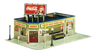 Intl-Hobby-Corp Drug Store/Sams Camera Kit HO #4-7772