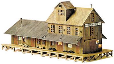 Intl-Hobby-Corp Freight Station Kit HO #4-7785