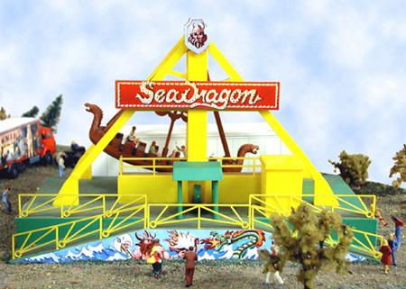 Intl-Hobby-Corp Sea Dragon Carnival Ride Kit HO #5118