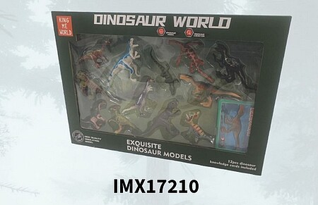 Imex Box W/ 12 Small Assorted Dinos