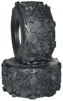 Imex Skull N Bones Tire (2) #7594