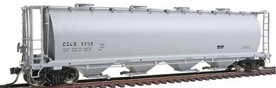 Intermountain 59' 4-Bay Cylindrical Covered Hopper Potash CGLX HO Scale ...