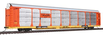 Intermountain Bi-Level Auto Rack on Flatcar D&RGW HO Scale Model Train ...