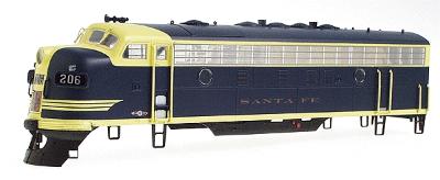 Intermountain EMD F7A - Standard DC - Santa Fe HO Scale Model Train Diesel Locomotive #49026