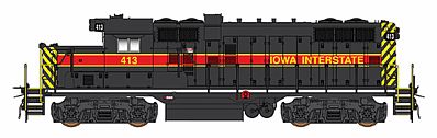 Intermountain Paducah GP10 - Standard DC - Iowa Interstate HO Scale ...