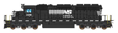 Intermountain EMD SD40-2 - Standard DC - Norfolk Southern