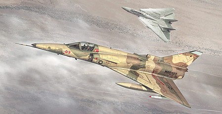 Italeri IAF-KFIR C2/F21 Lion Jet Fighter Plastic Model Airplane Kit 1/ ...