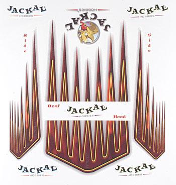 Jackal 1/10 Hot Rod Scallops Paint Transfer