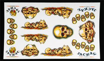 Jackal Skull City Pinewood Derby Decal Sheet #521076