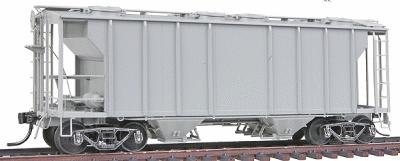 Kadee PS-2 2-Bay Covered Hopper Undecorated (gray)