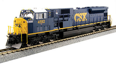 Kato EMD SD80MAC CSX #4592 HO Scale Model Train Diesel Locomotive #376372
