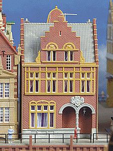 Kibri Town House With Covered Porch HO Scale Model Railroad Building #38375