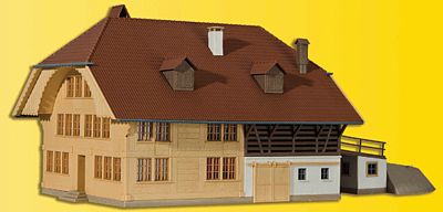 Kibri Wood Yard Building without Shed HO Scale Model Railroad Building ...