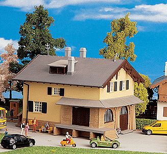 Kibri Post Office Kit HO Scale Model Railroad Building #38824