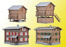 Kibri HO Scale Model Railroad Buildings