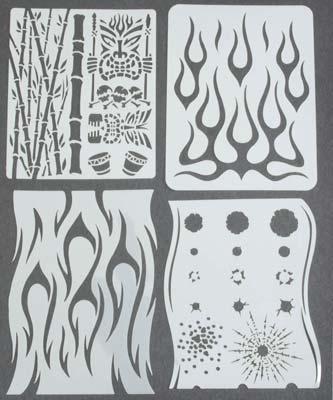 KustomKolor Micro Stencil #2 (4 Sheets)