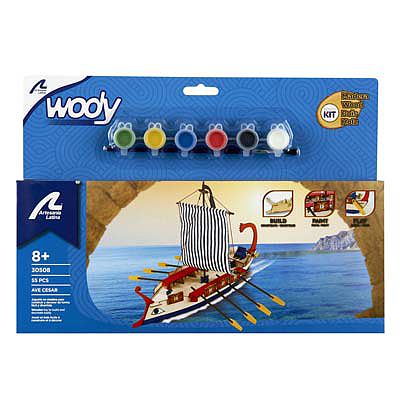 Latina Ave Caesar Roman Ship Wooden Model Kit