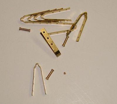 Latina 3mm x 20mm Brass Rudder Hinge Model Boat Part (2) #8648
