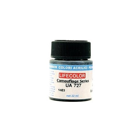 Lifecolor Gun Grey Acrylic for CS26 Guns & Weapons (22ml Bottle) #727