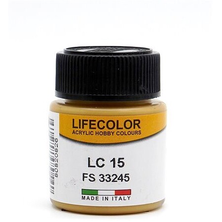 Lifecolor Matt Tan FS33245 (22ml Bottle) Hobby and Model Acrylic Paint ...