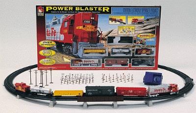 Life-Like Diesel Freight - Power Blaster Santa Fe GP38-2, 4 Cars ...