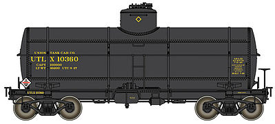 Life-Like-Proto Type 21 ACF 10,000 Gallon Tank Car UTLX #10360 HO Scale ...