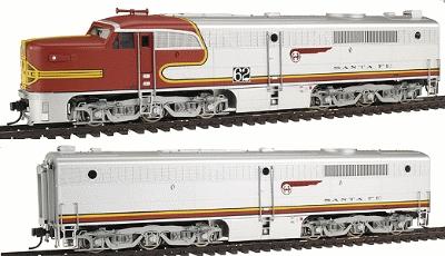 Life-Like-Proto PROTO 2000 Diesel ALCO PA-PB Set w/Mars Light - Powered Atchison, Topeka & Santa ...
