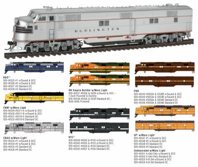 Life-Like-Proto PROTO 2000 Diesel EMD E7A-B - Both Units Powered - Standard DC Pennsylvania ...