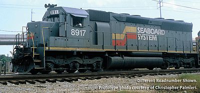 Life-Like-Proto EMD SD45 DC Seaboard System #8919 HO Scale Model Train Diesel Locomotive #48065
