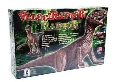 Lindberg Velociraptor/Raptor Plastic Model Dinosaur Kit #70277