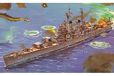 Lindberg USS Manchester Military Cruiser
