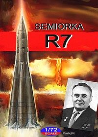 Mach2 Semiorka R7 Russian Ballistic Missile Space Program Plastic Model ...
