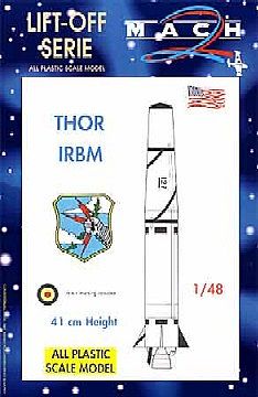 Mach2 Thor IRBM Rocket (16'' Tall)
