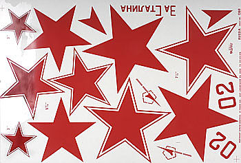 Major-Decals Pressure Decal Russia .60 #1360p