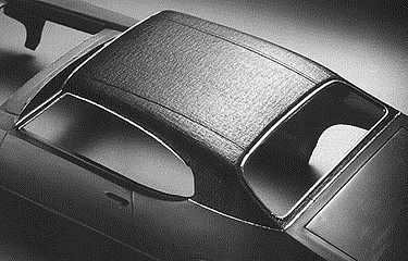Model-Car-Garage Vinyl Top Material (Black)